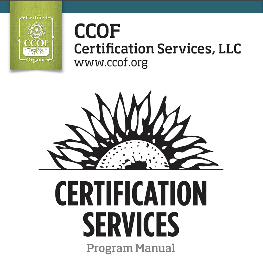 Important Updates to Our Certification Services Program Manual - CCOF.org