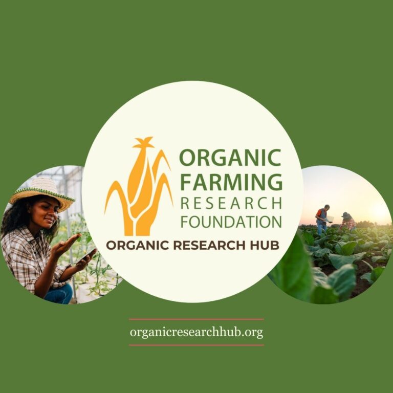 OFRF Releases Free Online Organic Research Hub - CCOF.org