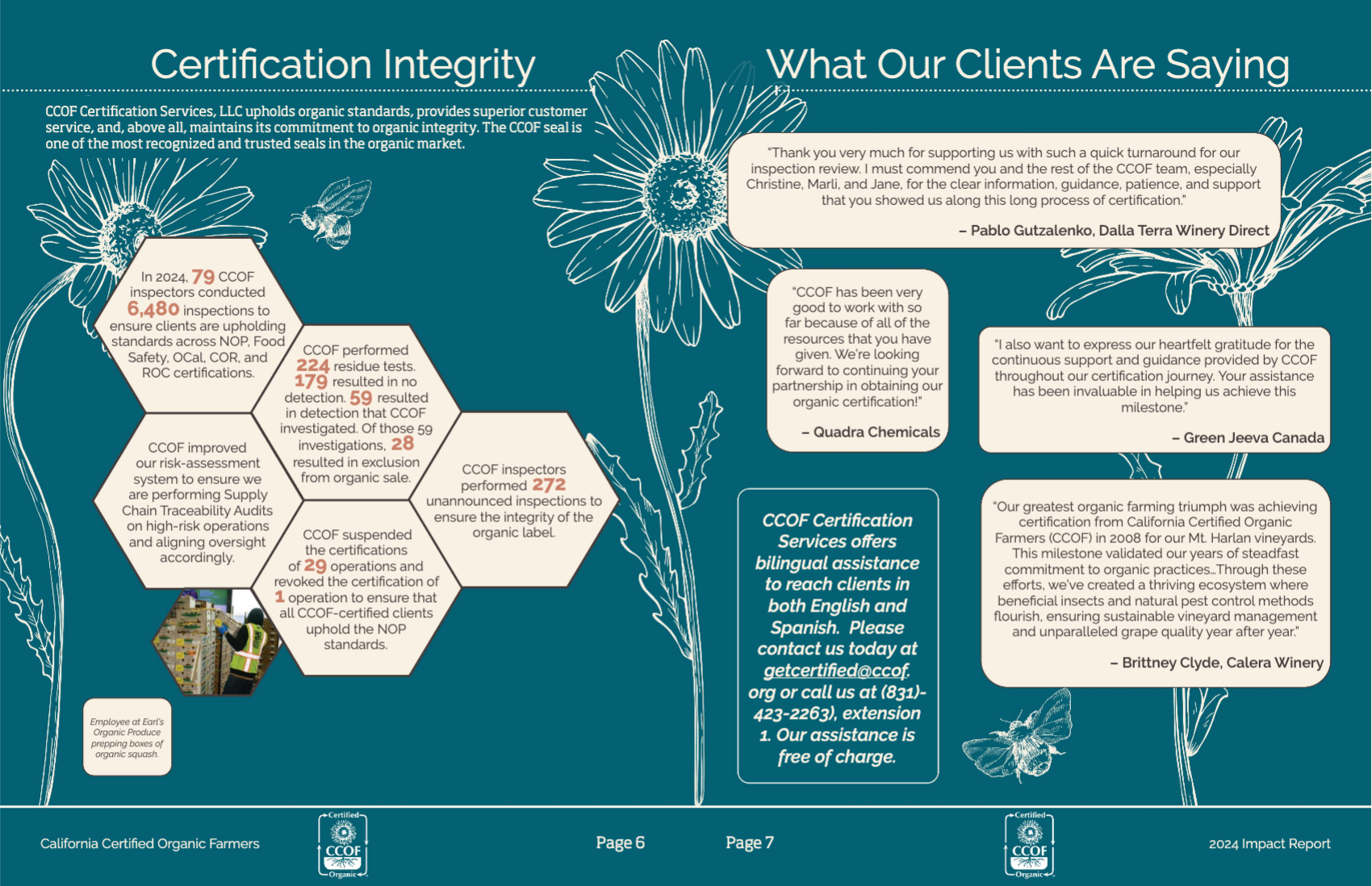 CCOF Advancing and Protecting the Integrity of Organic Certification ...
