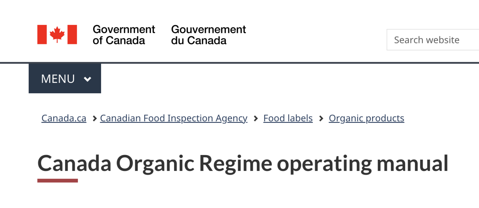 COR Operating Manual Update | CFIA Version 21